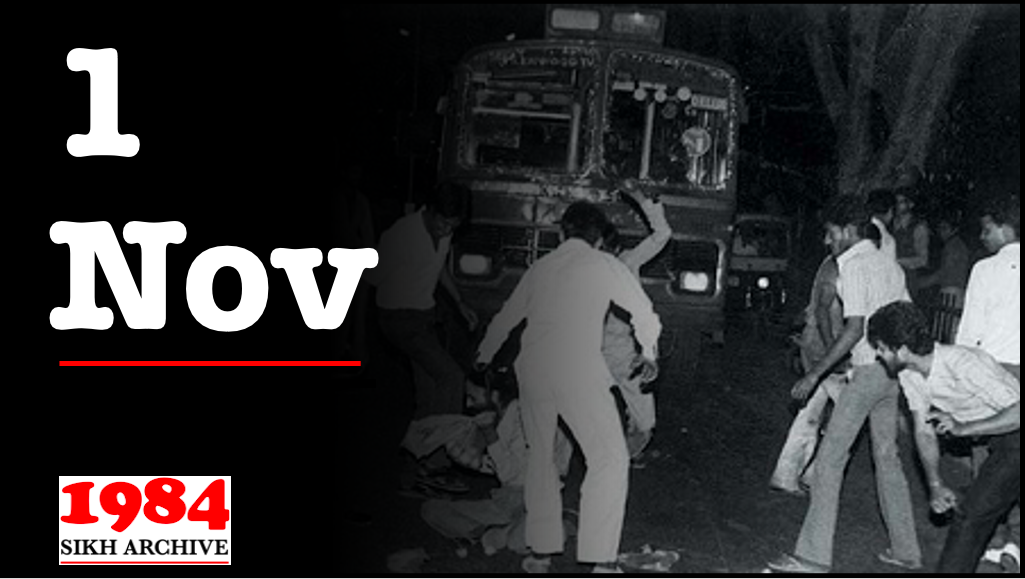 1 November 1984 - 1984 Sikh Genocide